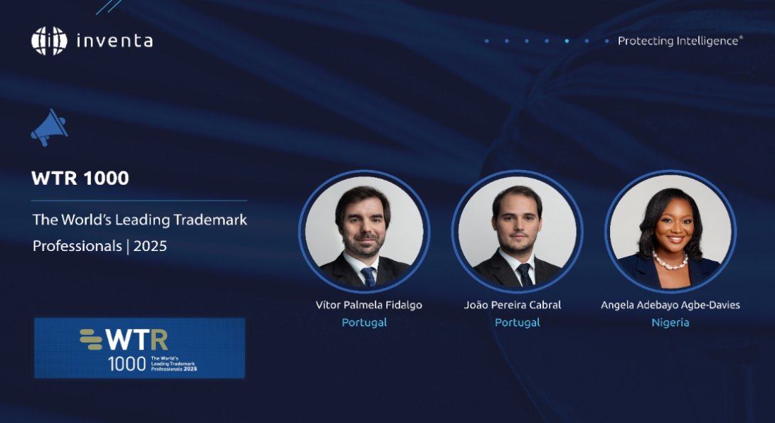 Inventa ranked in WTR 1000 - The World's Leading Trademark Professionals 2025 | Inventa