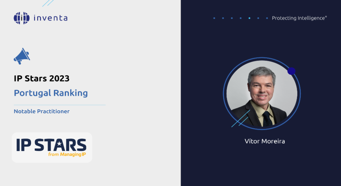 Vitor Moreira recognized in the IP Stars Portugal ranking | Inventa